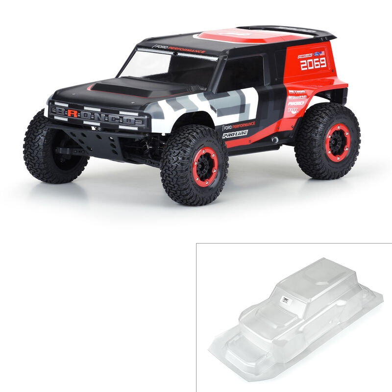 Pro-Line 1/10 Ford Bronco R Clear Body: Short Course | RC Mester, din ...