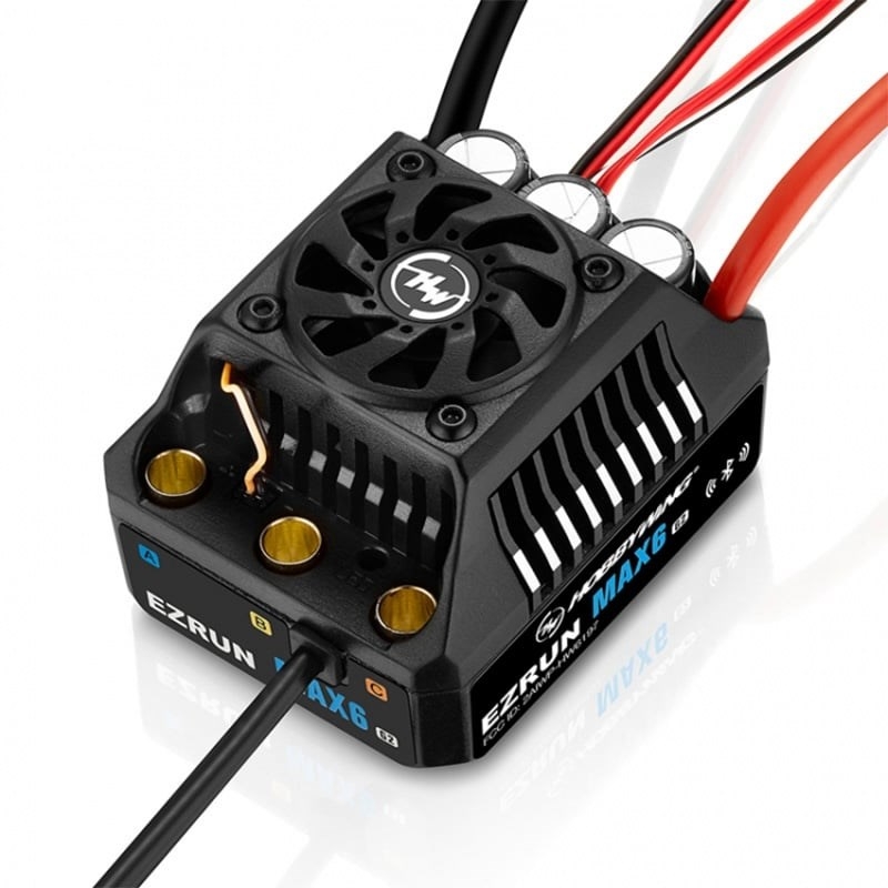 Hobbywing EzRun Max6 G2 200A Brushless ESC 3-8s | RC Mester, din radiostyrte butikk på nett.