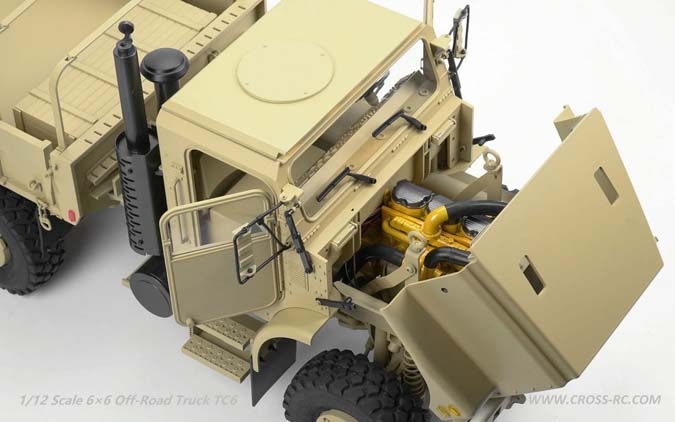 Cross RC TC-6 1/12 6x6 Skala Militær Lastebil KIT - Flagship Edition ...