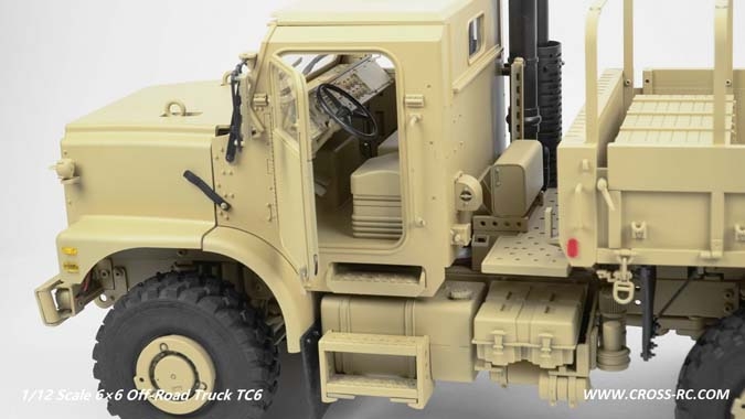 Cross RC TC-6 1/12 6x6 Skala Militær Lastebil KIT - Flagship Edition ...