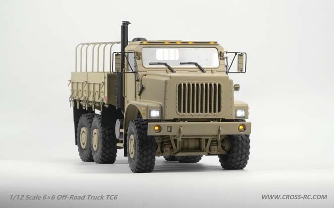 Cross RC TC-6 1/12 6x6 Skala Militær Lastebil KIT - Flagship Edition ...