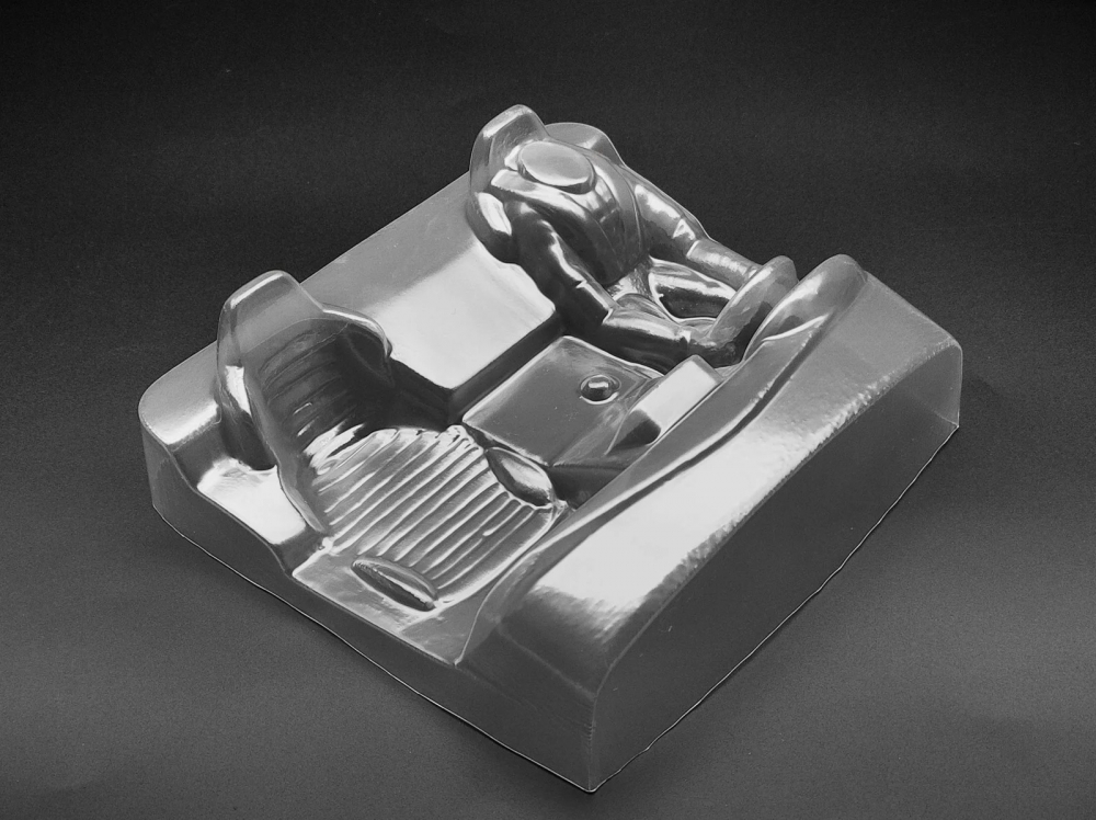 LEXAN COCKPIT INSERT / INTERIOR INCL. DRIVER and HELMET FOR CRAWLER ...