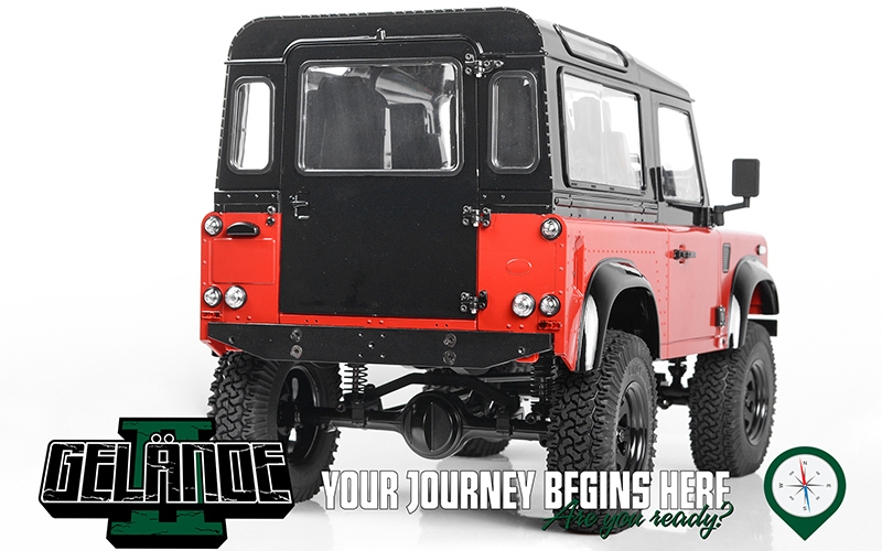 RC4WD Gelande II RTR W/ 2015 Land Rover Defender D90 Body Set ...