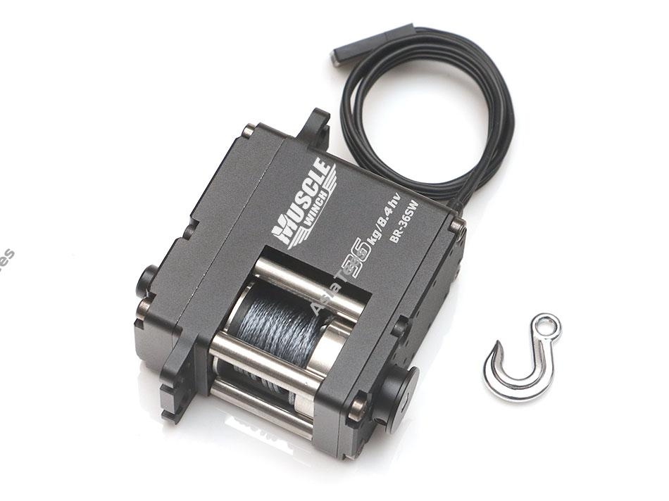 Boom Racing Muscle Winch™ High Torque 36KG Waterproof Servo Winch w ...
