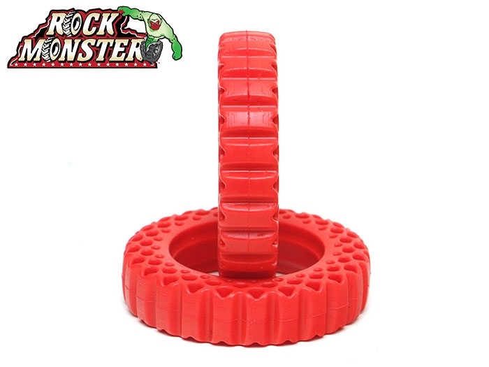 Boom Racing Rock Monster RED Silicone Tire Insert 3.5inx0.84in (90x21mm ...