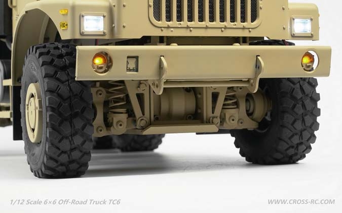 Cross RC TC-6 1/12 6x6 Skala Militær Lastebil KIT - Flagship Edition ...
