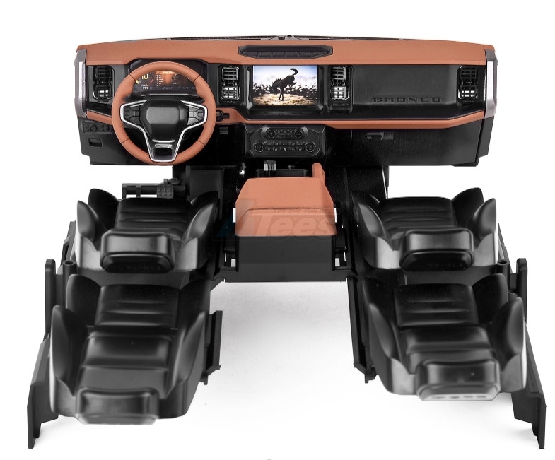 GRC 1/10 Interior for TRX-4 New Bronco Tan Painting | RC Mester, din ...