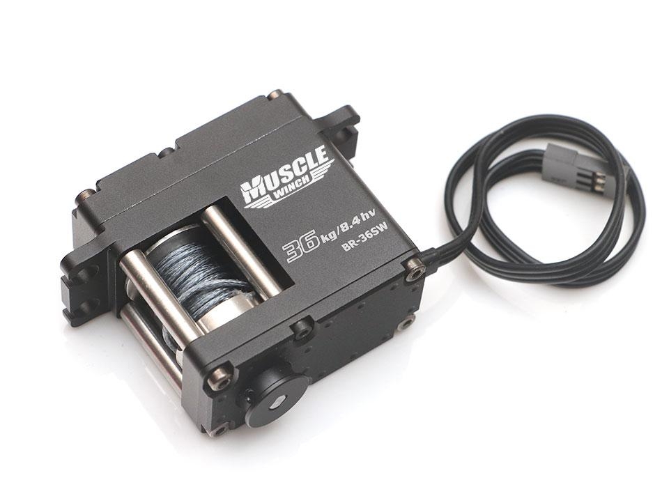 Boom Racing Muscle Winch™ High Torque 36KG Waterproof Servo Winch w ...