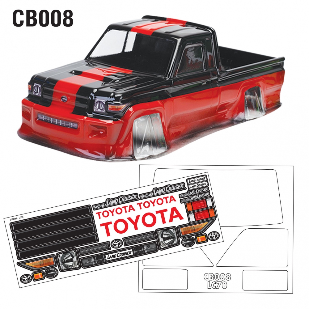 Team C LC70 Clear Lexan 1/10 Crawler Body For 313mm Chassis | RC Mester ...