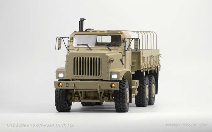 Cross RC TC-6 1/12 6x6 Skala Militær Lastebil KIT - Flagship Edition ...