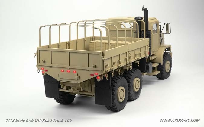 Cross RC TC-6 1/12 6x6 Skala Militær Lastebil KIT - Flagship Edition ...