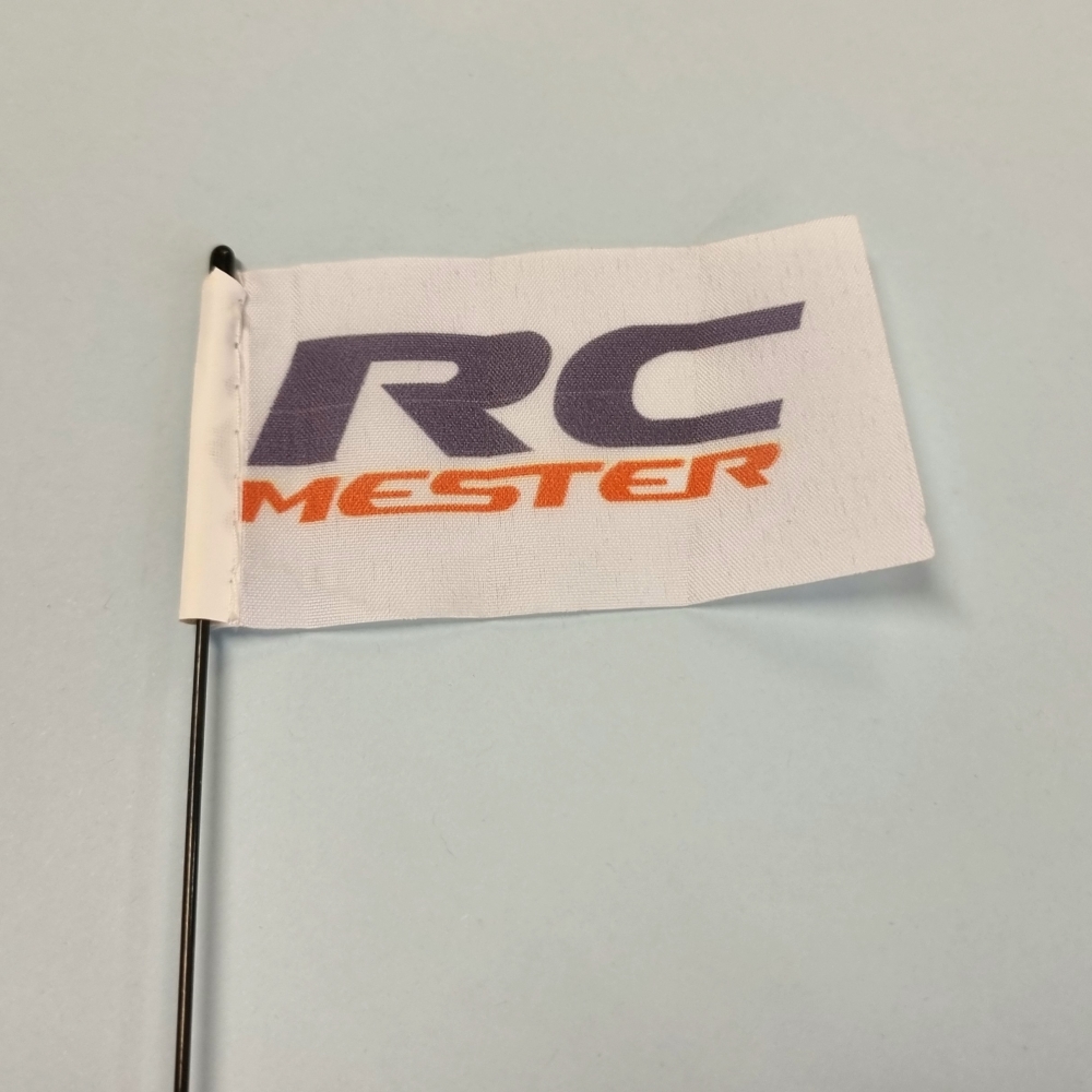 Flagg med RC Mester logo 1/10 | RC Mester, din radiostyrte butikk på nett.