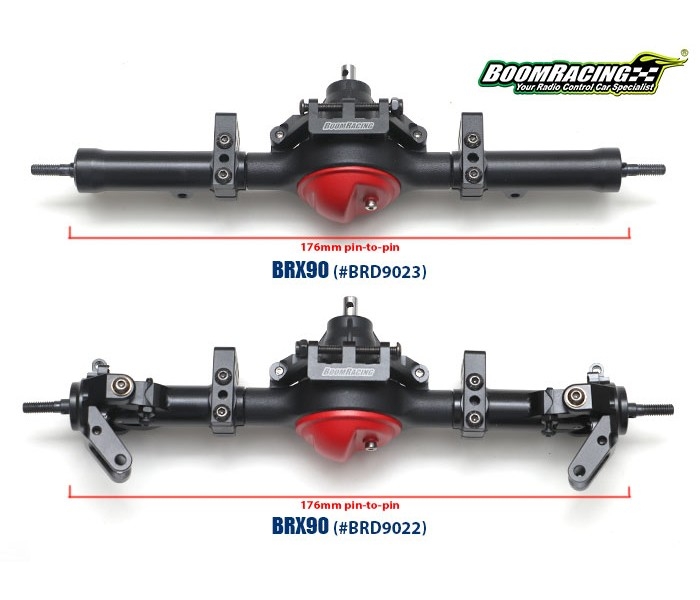 Boom Racing Complete Rear Assembled BRX90 PHAT Axle Set w/ AR44 HD ...