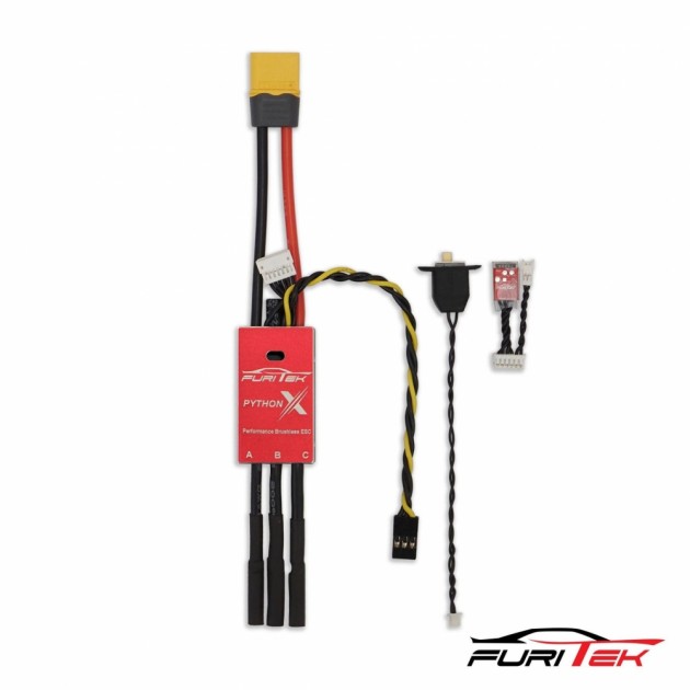 FURITEK PYTHON X 80A/120A BRUSHED/BRUSHLESS ESC FOR 1/10 RC CRAWLERS ...