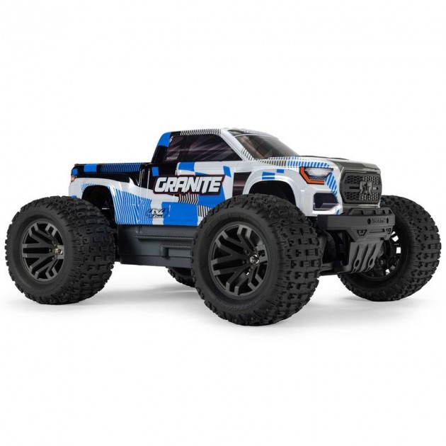 Arrma 1/10 GRANITE MEGA 665 4X4 RTR Brushed Monster Truck, Blue | RC ...