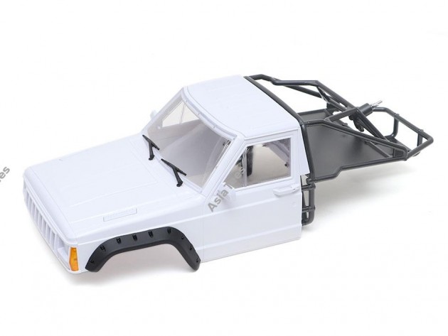 Team Raffee Co. 1/10 Comanche Front Cab and Rear Cage Hard Body 313mm ...