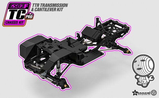 Gmade 1/10 GS02F TC PRO chassis Kit | RC Mester, din radiostyrte butikk ...